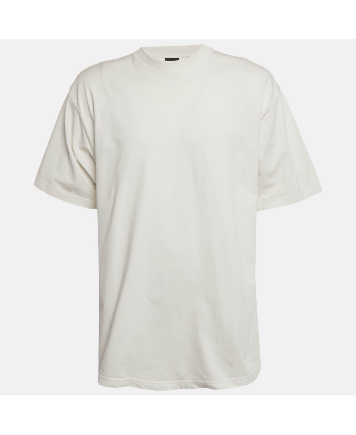 Click here for Pre-Owned Balenciaga Mens White Logo Embellished C... prices