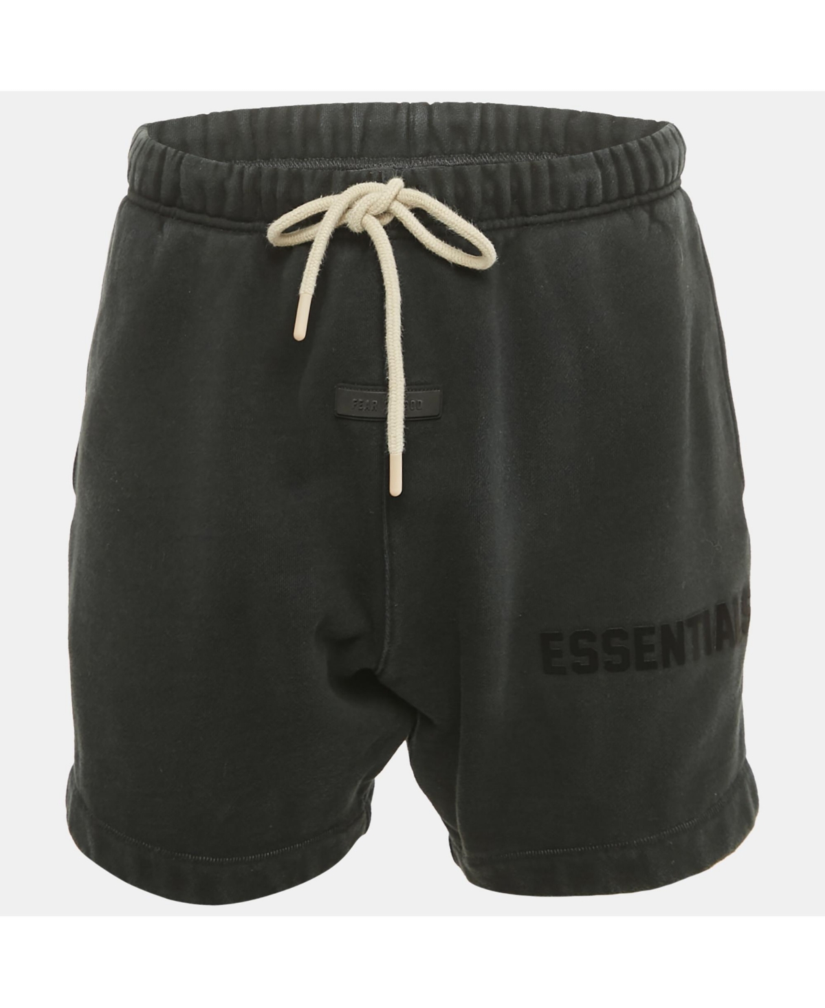 Click here for Pre-Owned Fear Of God Mens Essentials Black Logo A... prices