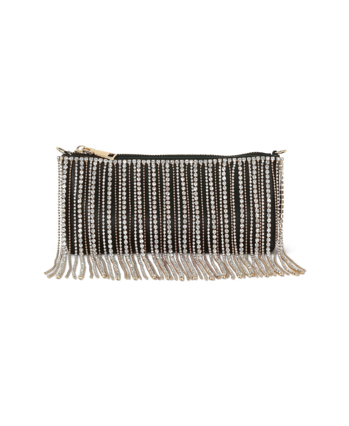 Click here for Jewel Badgley Mischka Womans Piper Crystal Fringed... prices