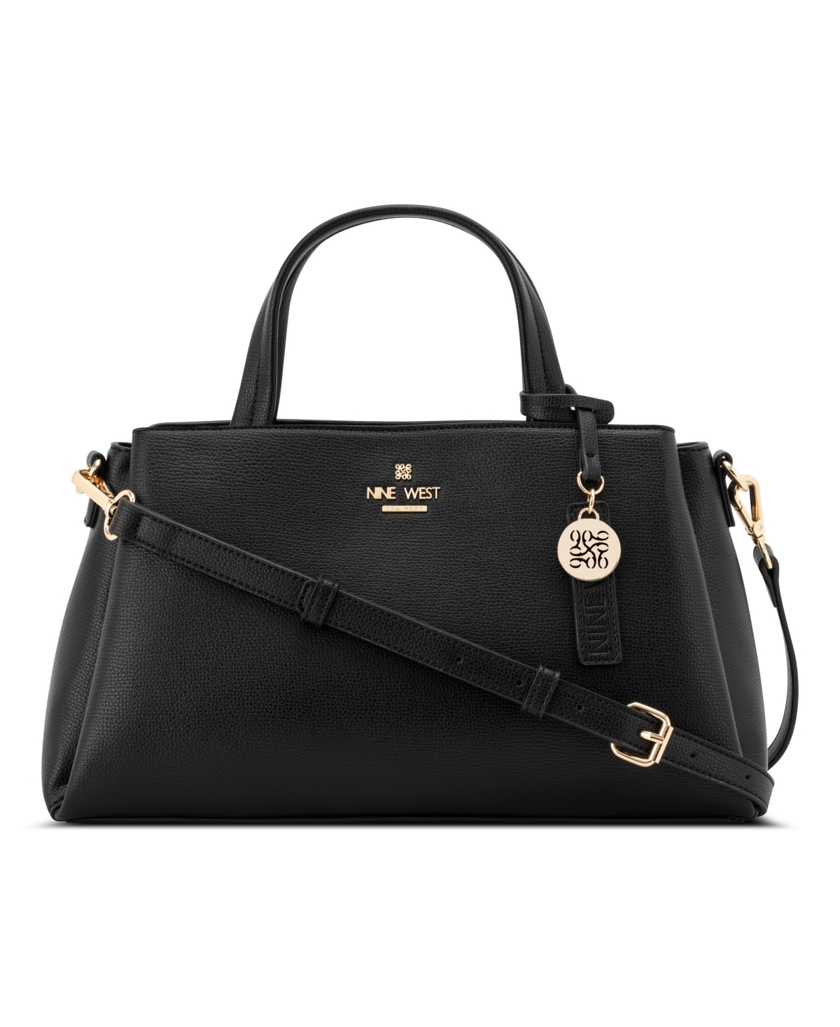 Click here for Nine West Womens Luela Satchel Bag - Black prices