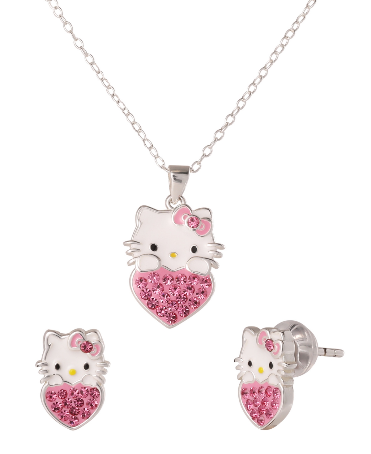 Click here for Macys Hello Kitty Cubic Zirconia Necklace and Earr... prices