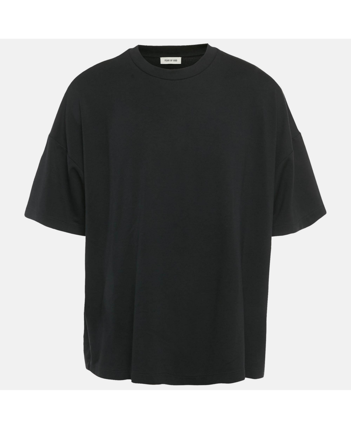 Click here for Pre-Owned Fear Of God Mens Black Jersey Oversized... prices