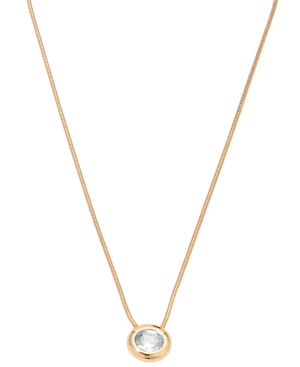 Click here for Ettika Donut Crystal Pendant Necklace - Gold prices