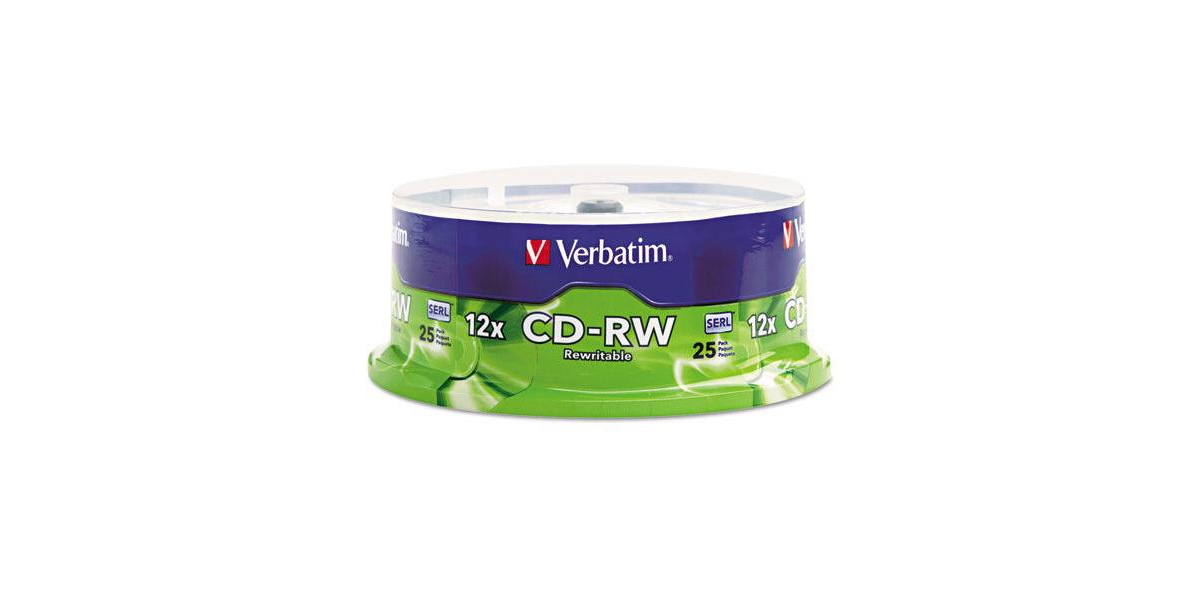 Click here for Verbatim 95155 700 Mb/80 min 12x Cd-rw Rewritable... prices