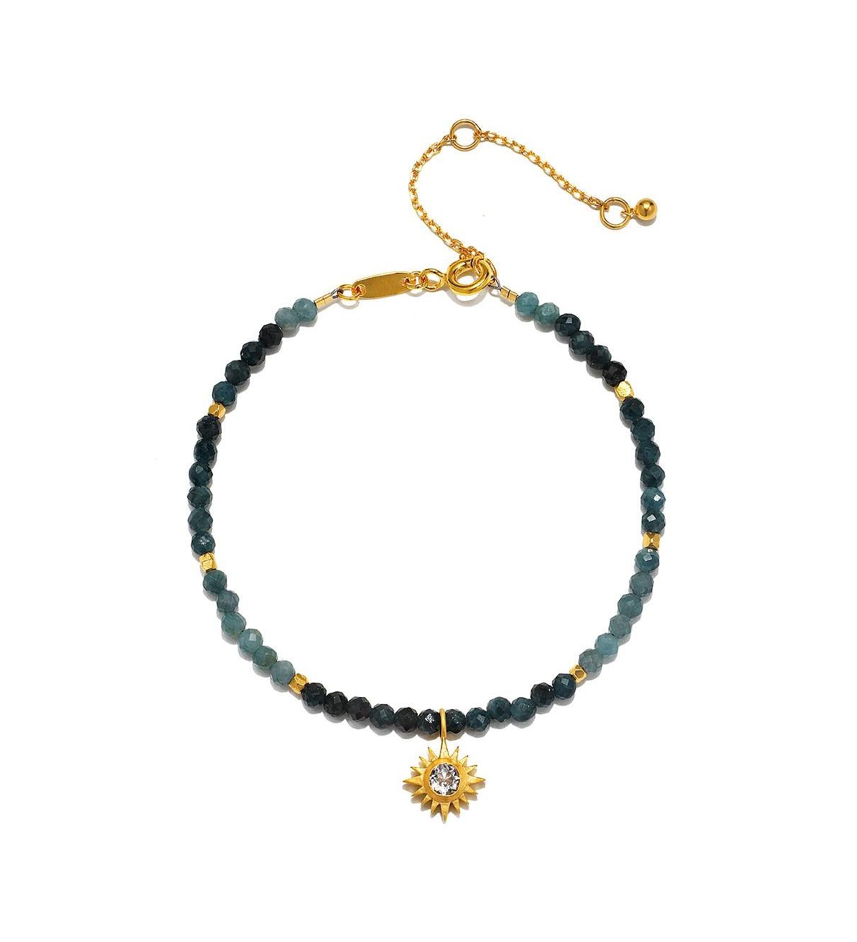 Click here for Channeling Wisdom Sapphire Starburst Beaded Bracel... prices