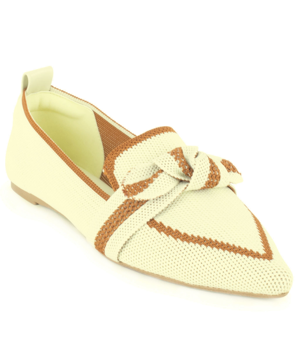 Click here for Tahari Womens Florentia Knit Loafer - Yellow prices