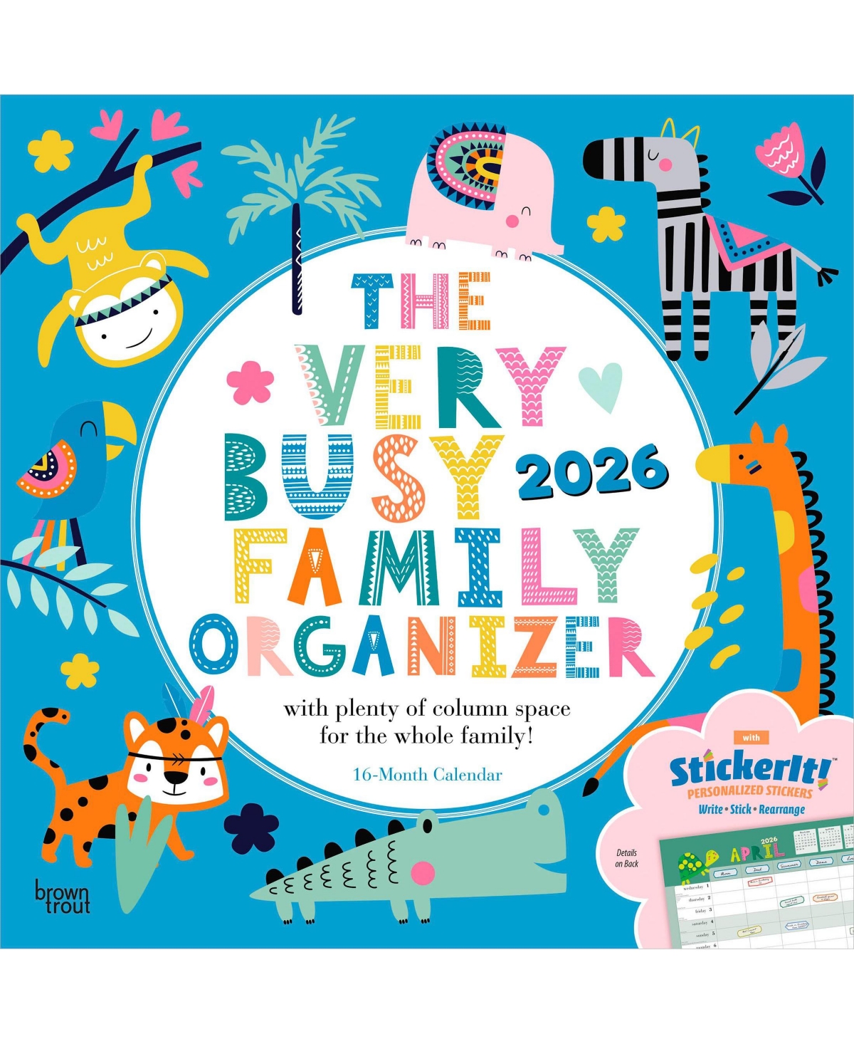 Click here for BrownTrout Plastic-Free Matte Paper Monthly Wall C... prices