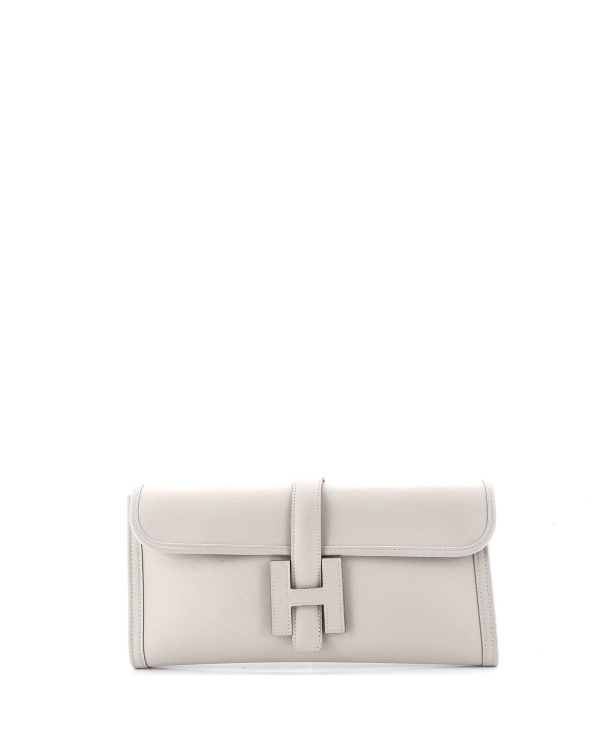 Click here for Pre-Owned Hermes 29 Jige Elan Clutch Swift - Grey prices