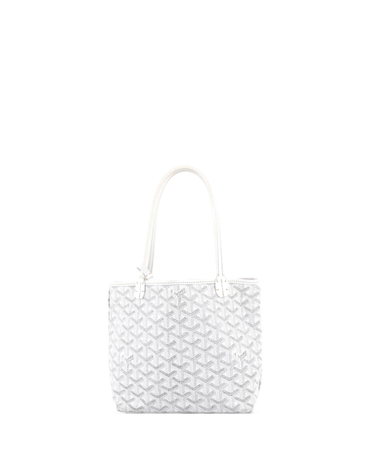 Click here for Pre-Owned Goyard Saint Louis Junior Tote Coated Ca... prices