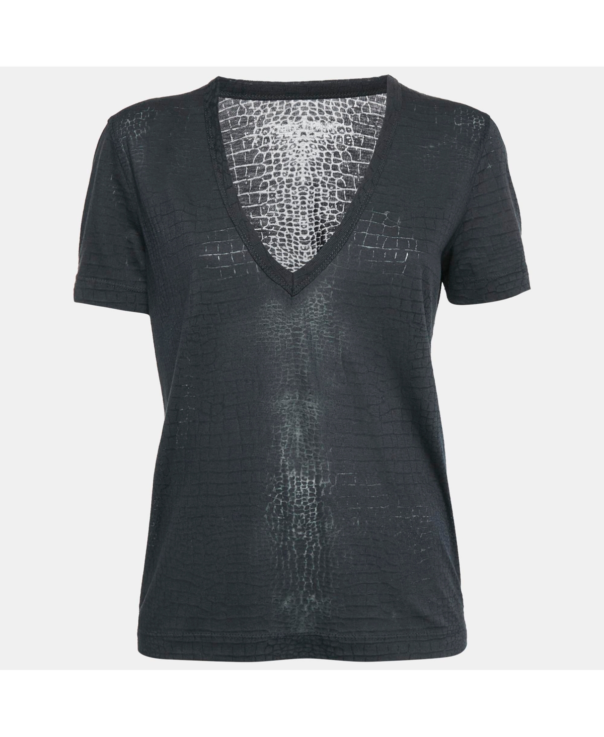 Click here for Pre-Owned Zadig & Voltaire Womens Dark Grey Reptil... prices