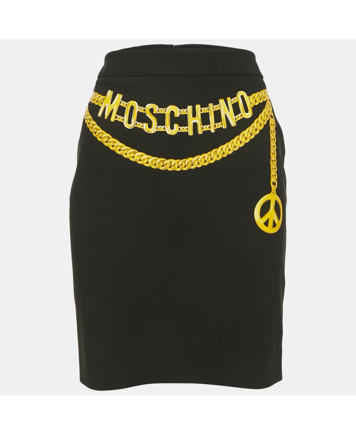 Click here for Pre-Owned Moschino Womens Couture Black Logo & Cha... prices