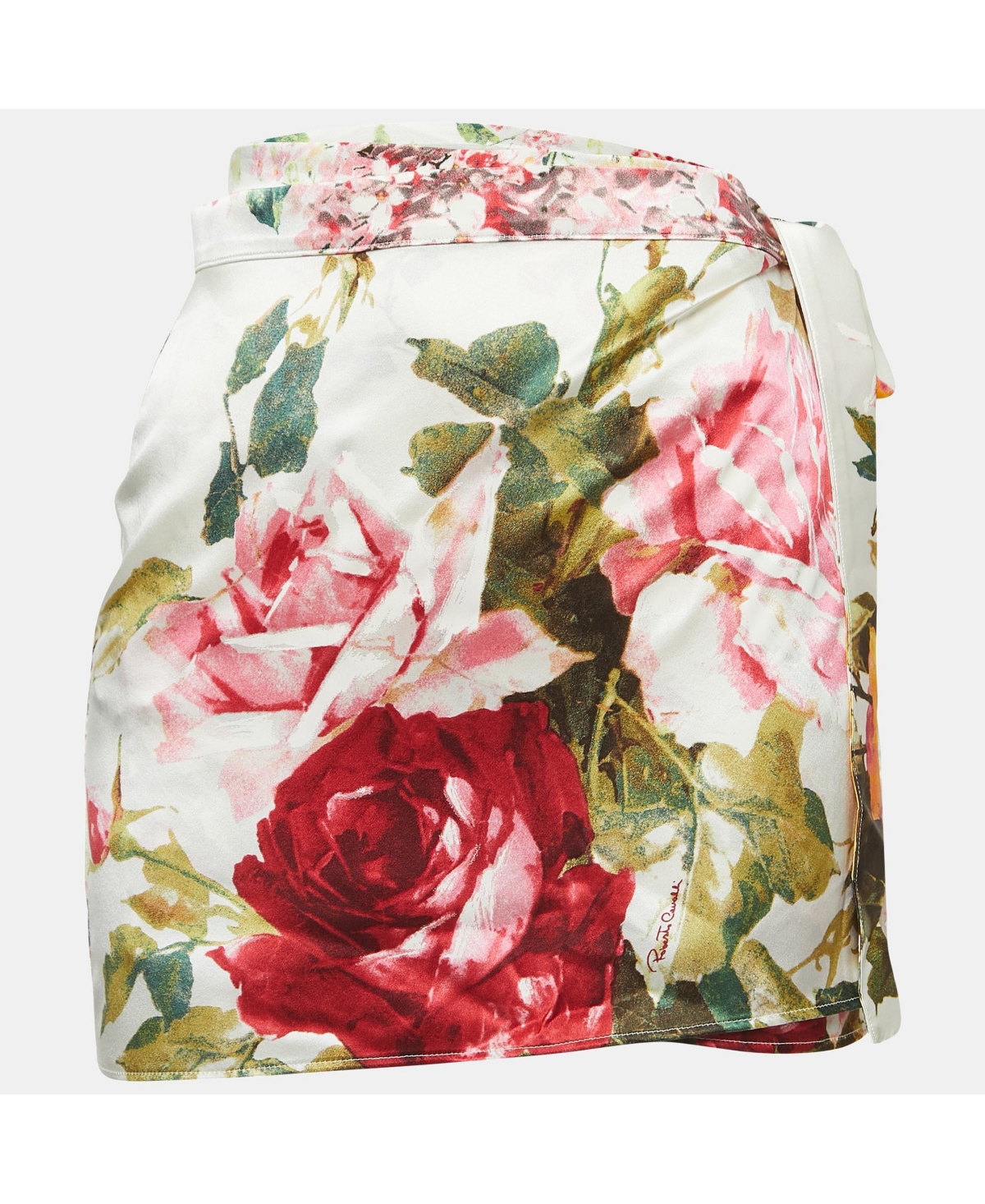 Click here for Pre-Owned Roberto Cavalli Womens White Floral Prin... prices