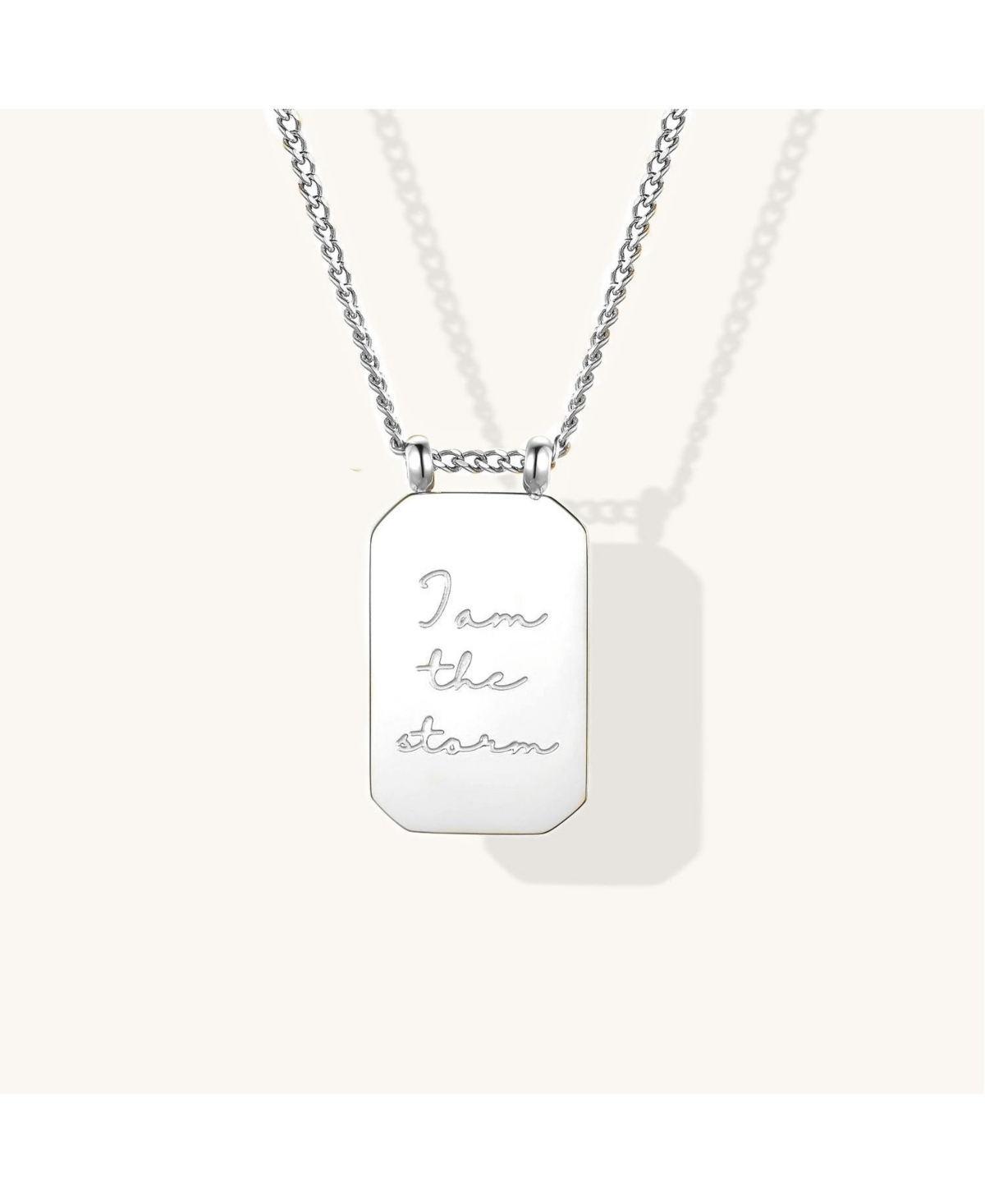 Click here for Mantra I Am The Storm Note To Self Necklace Yellow... prices