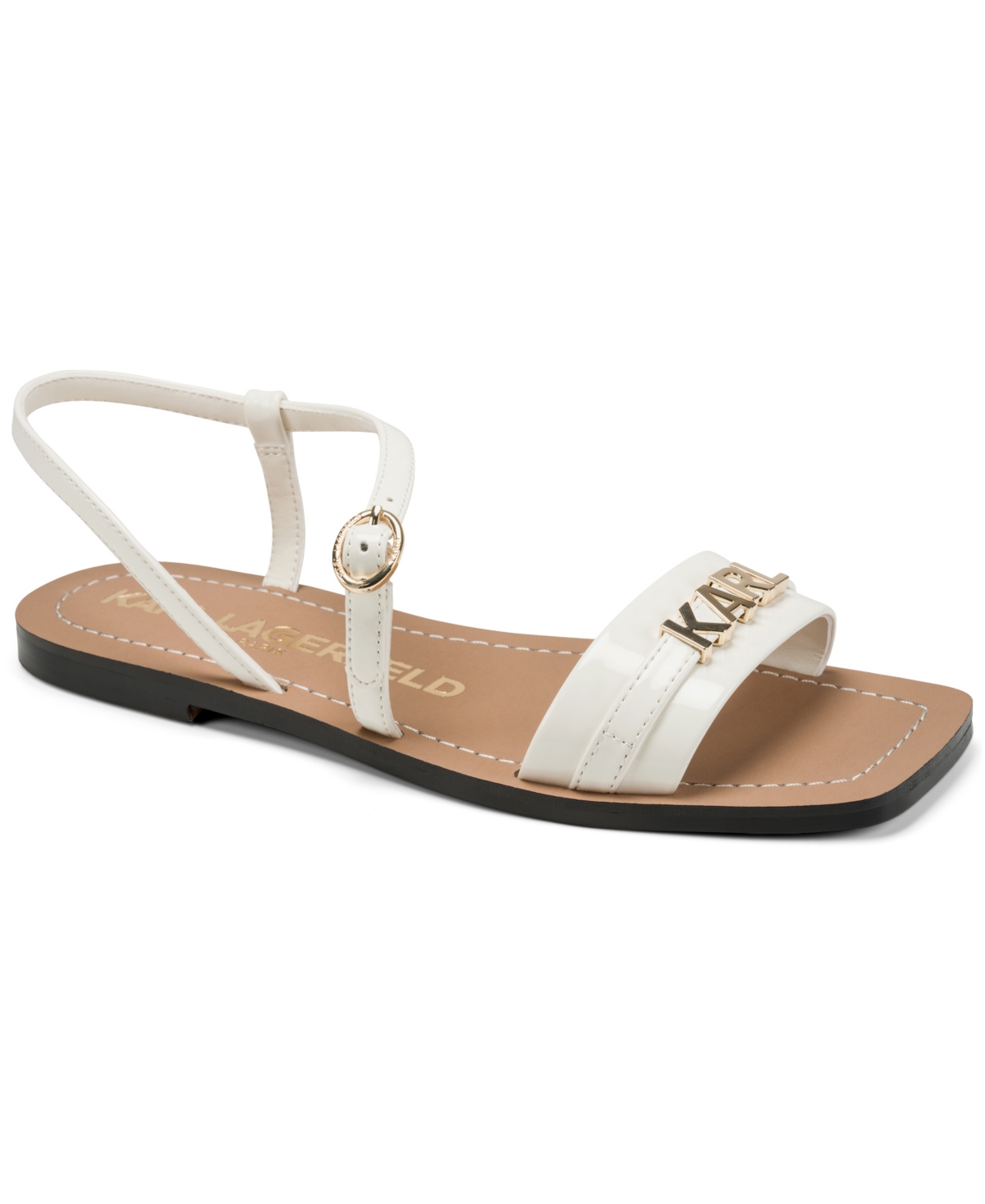 Click here for Karl Lagerfeld Paris Womens Miram Flat Sandals - C... prices