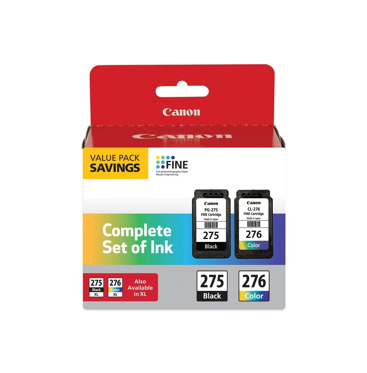 Canon 4988C005 Pgi-275/Cli-276 Multipack Ink - Black/Tri-Color - Black; tri-color