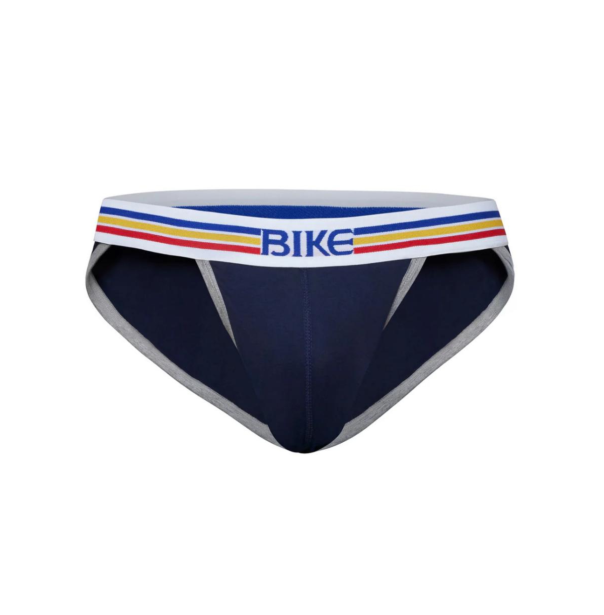 Click here for Bike Athletic Mens Stretch Cotton Jock Brief - Nav... prices