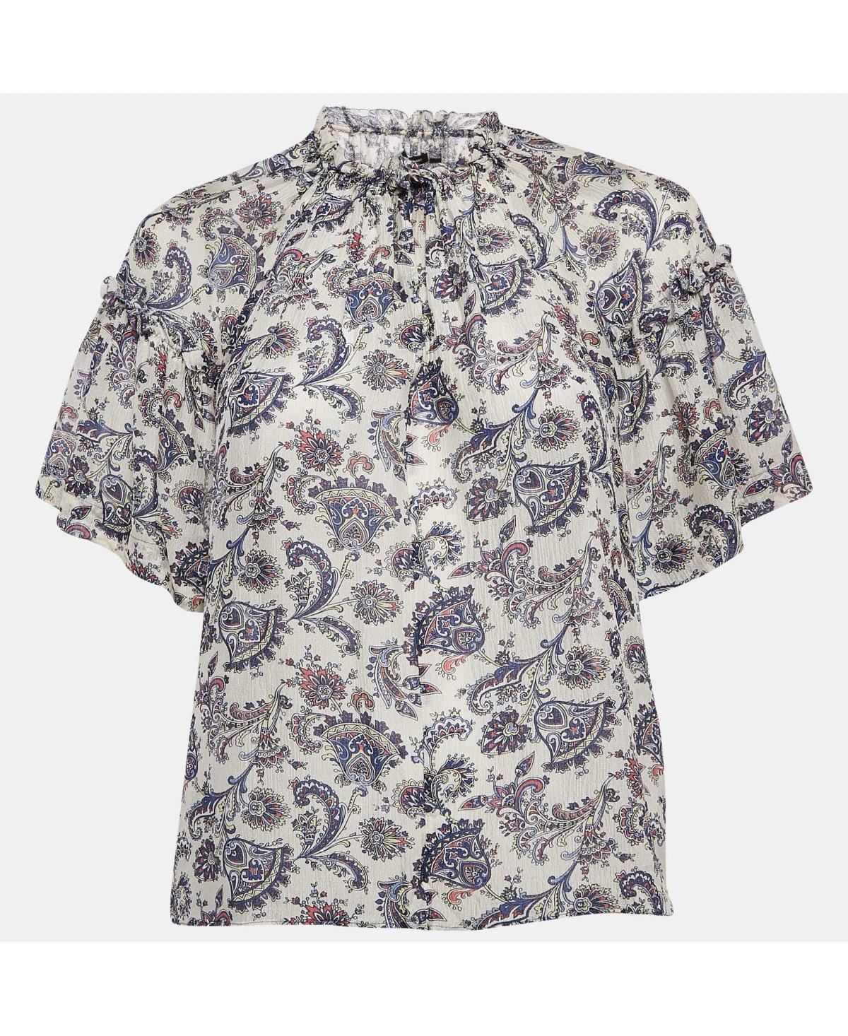 Click here for Pre-Owned Isabel Marant Womens Multicolor Silk Ruf... prices