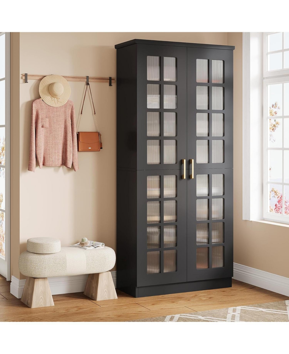 Click here for Tribesigns 71-Inch Tall Shoe Cabinet with Doors  8... prices