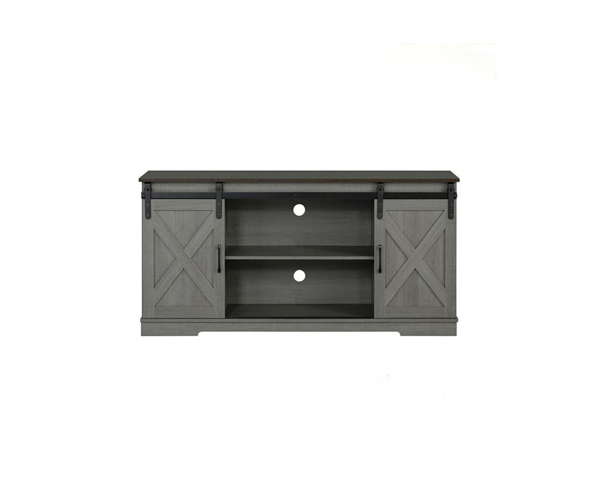 Click here for sumyeg Two-Tone Tv Stand Storage Cabinet - Dark gr... prices