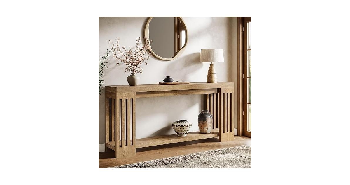 Click here for Tribesigns 2-Tier Extra Long Entryway Table  70.9-... prices