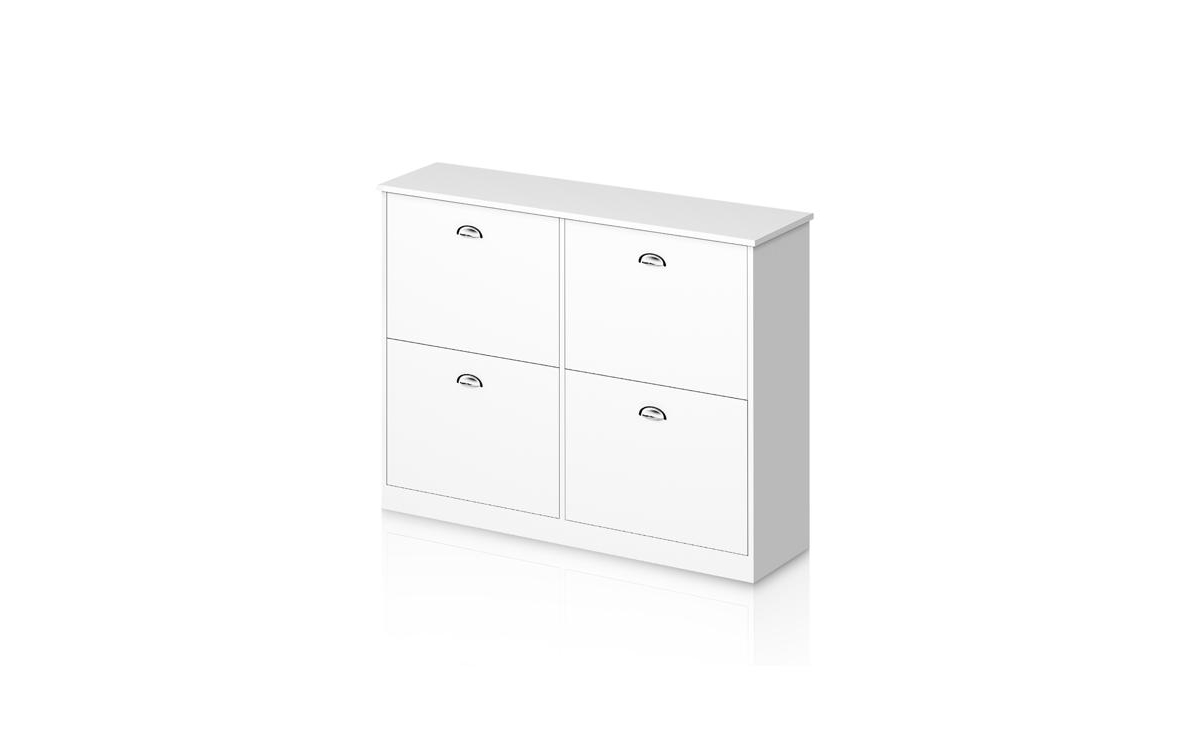 Click here for Slickblue Slim Shoe Cabinet with 4 Drawers for Ent... prices