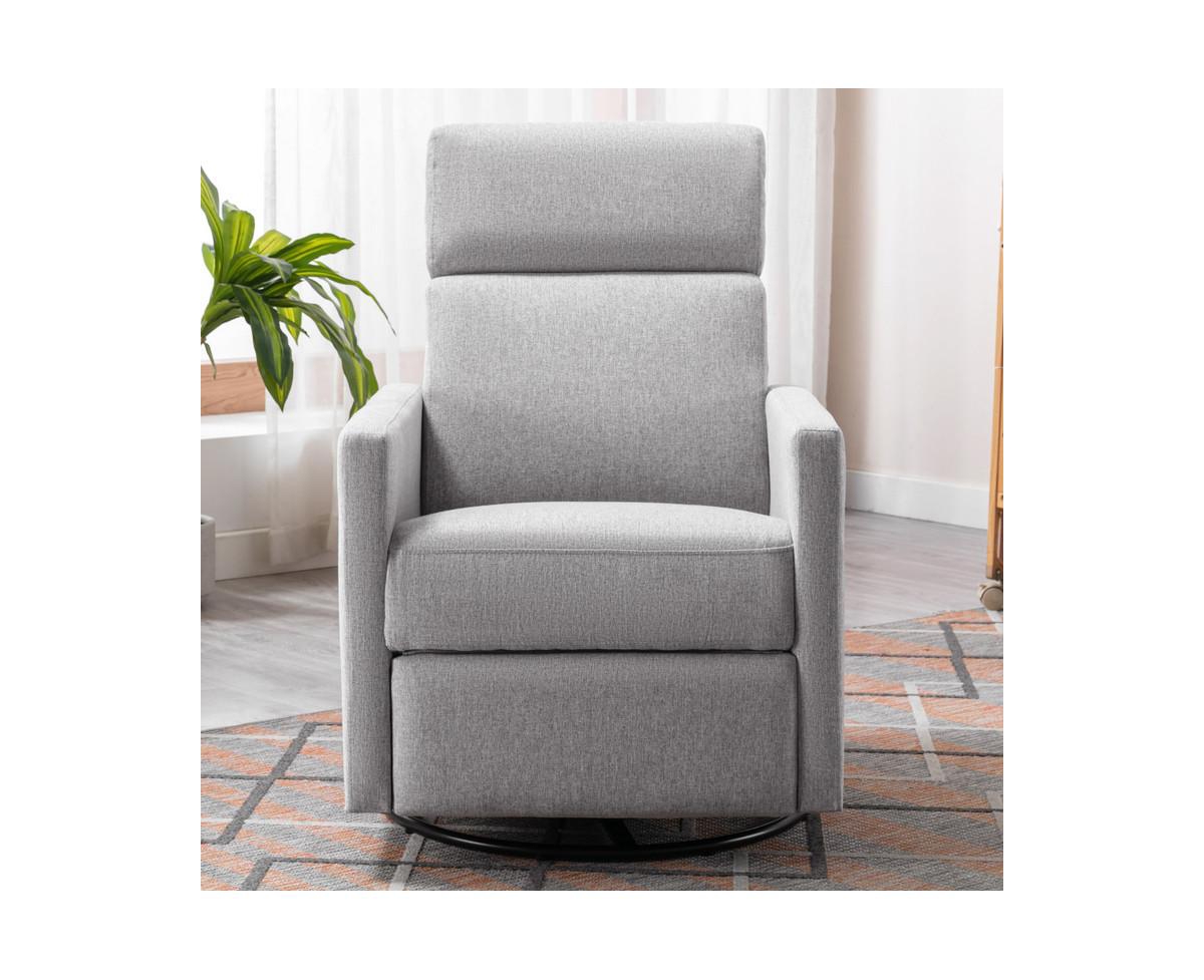 Click here for sumyeg Modern Upholstered Rocker Nursery Chair Plu... prices