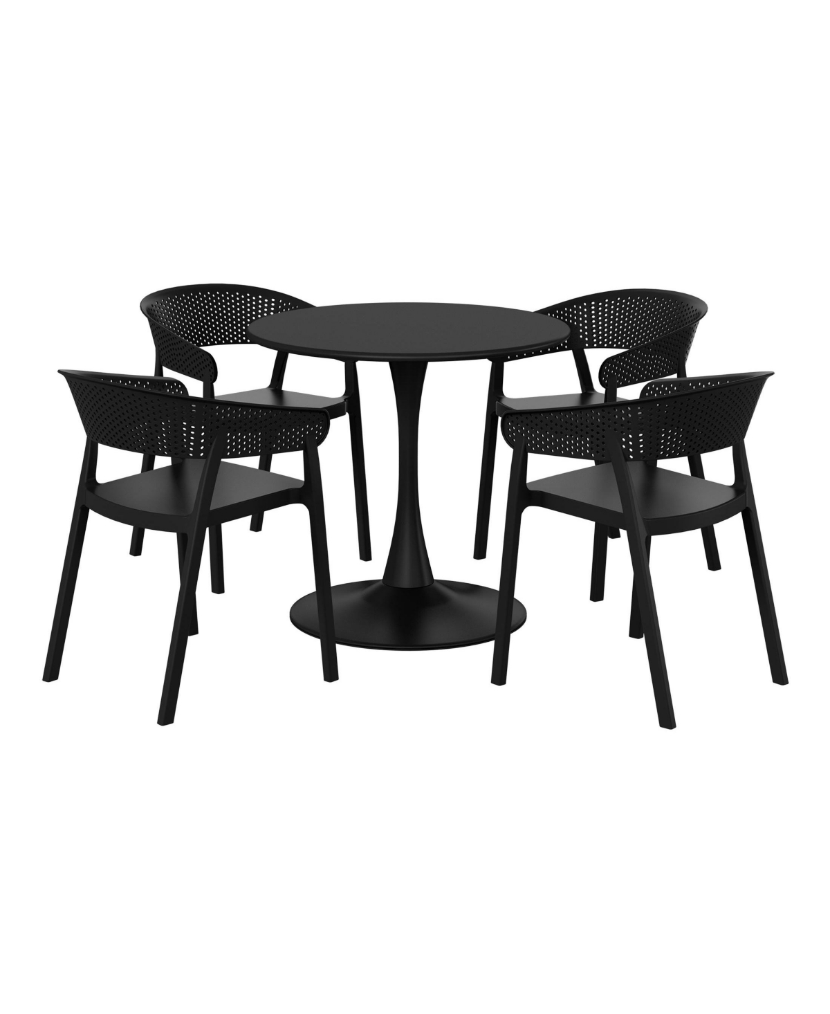 Click here for WestinTrends 5-Piece Indoor Outdoor Metal Patio Di... prices