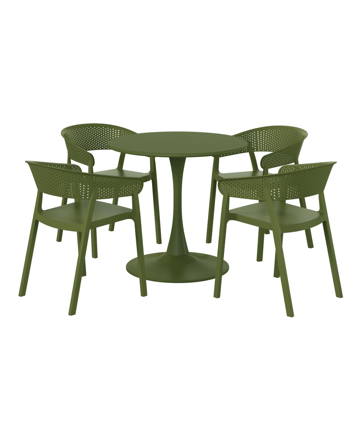 Click here for WestinTrends 5-Piece Indoor Outdoor Metal Patio Di... prices