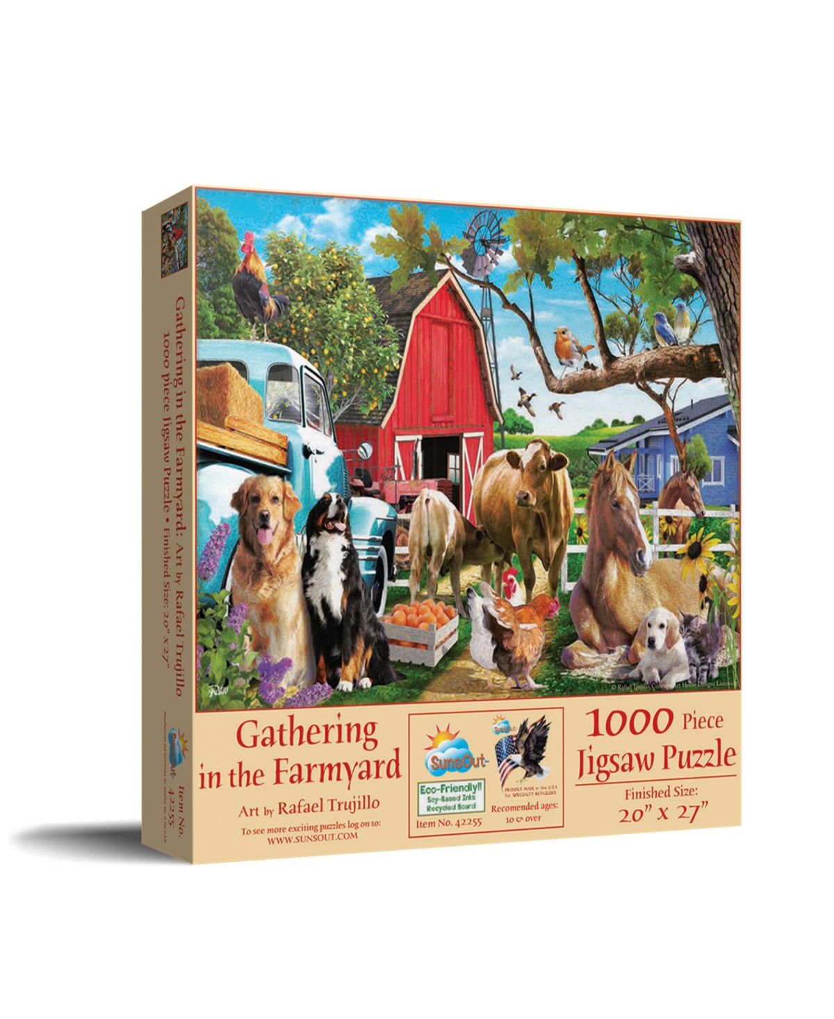 Click here for SunsOut Gathering in the Farmyard 1000 piece Jigsa... prices