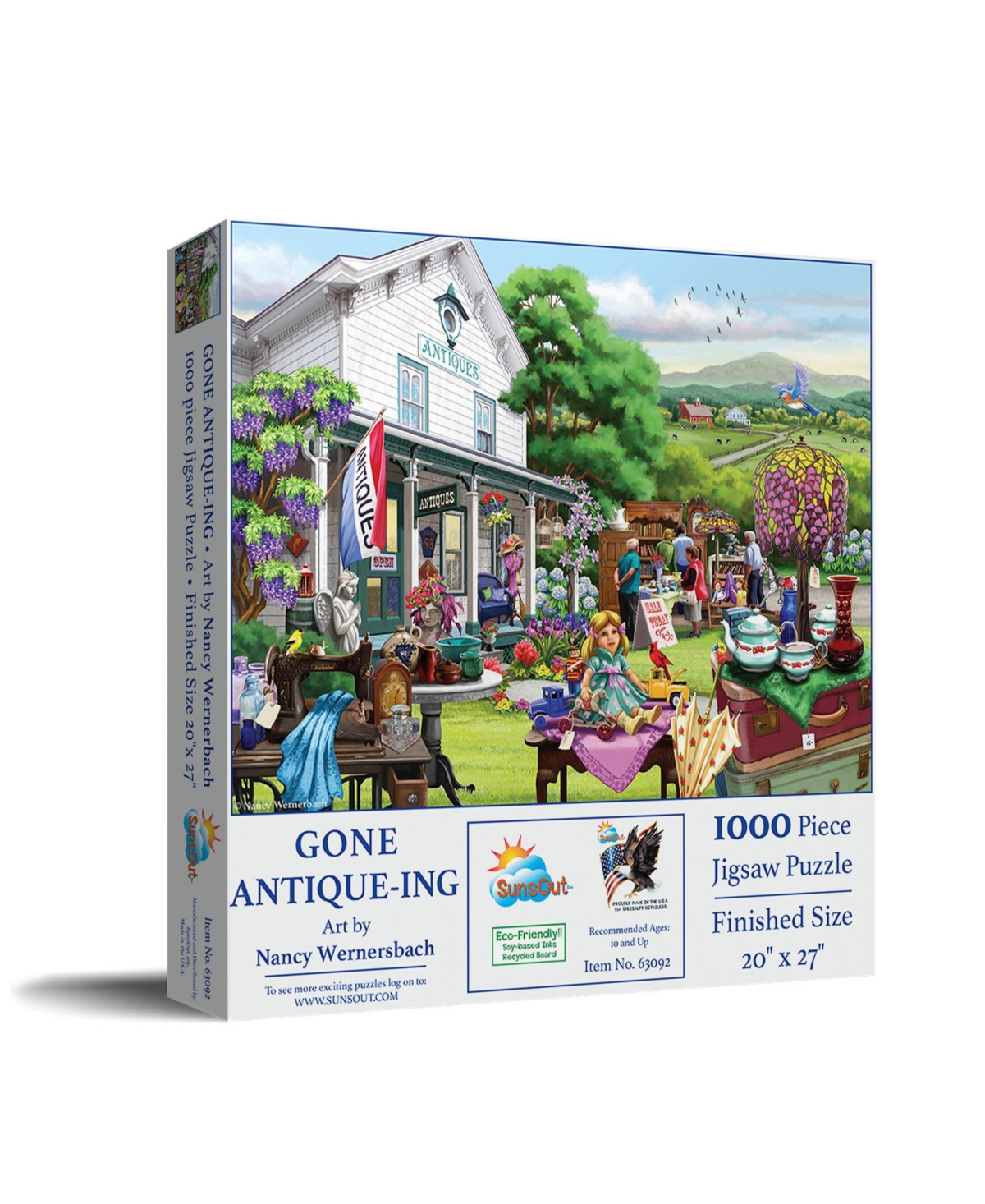 Click here for SunsOut Gone Antique-ing 1000 piece Jigsaw Puzzle... prices