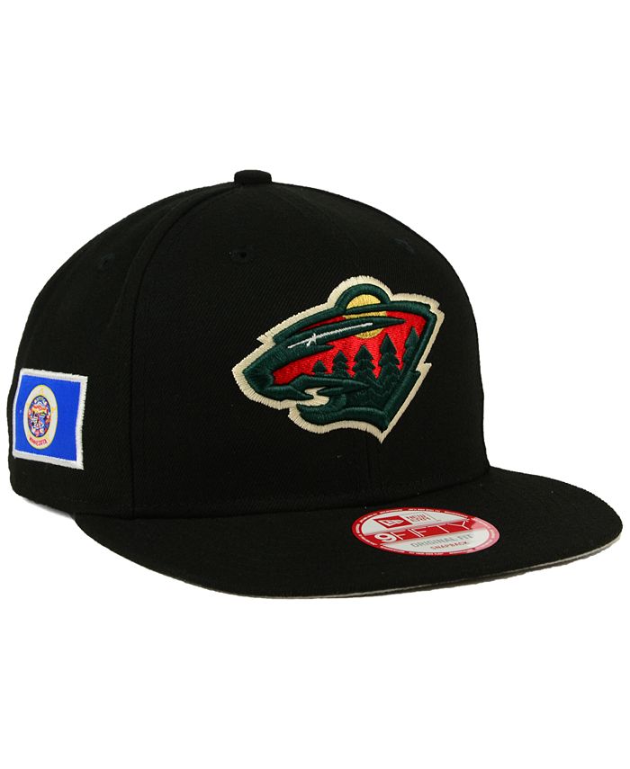 New Era Minnesota Wild Flag Stated 9FIFTY Snapback Cap - Macy's