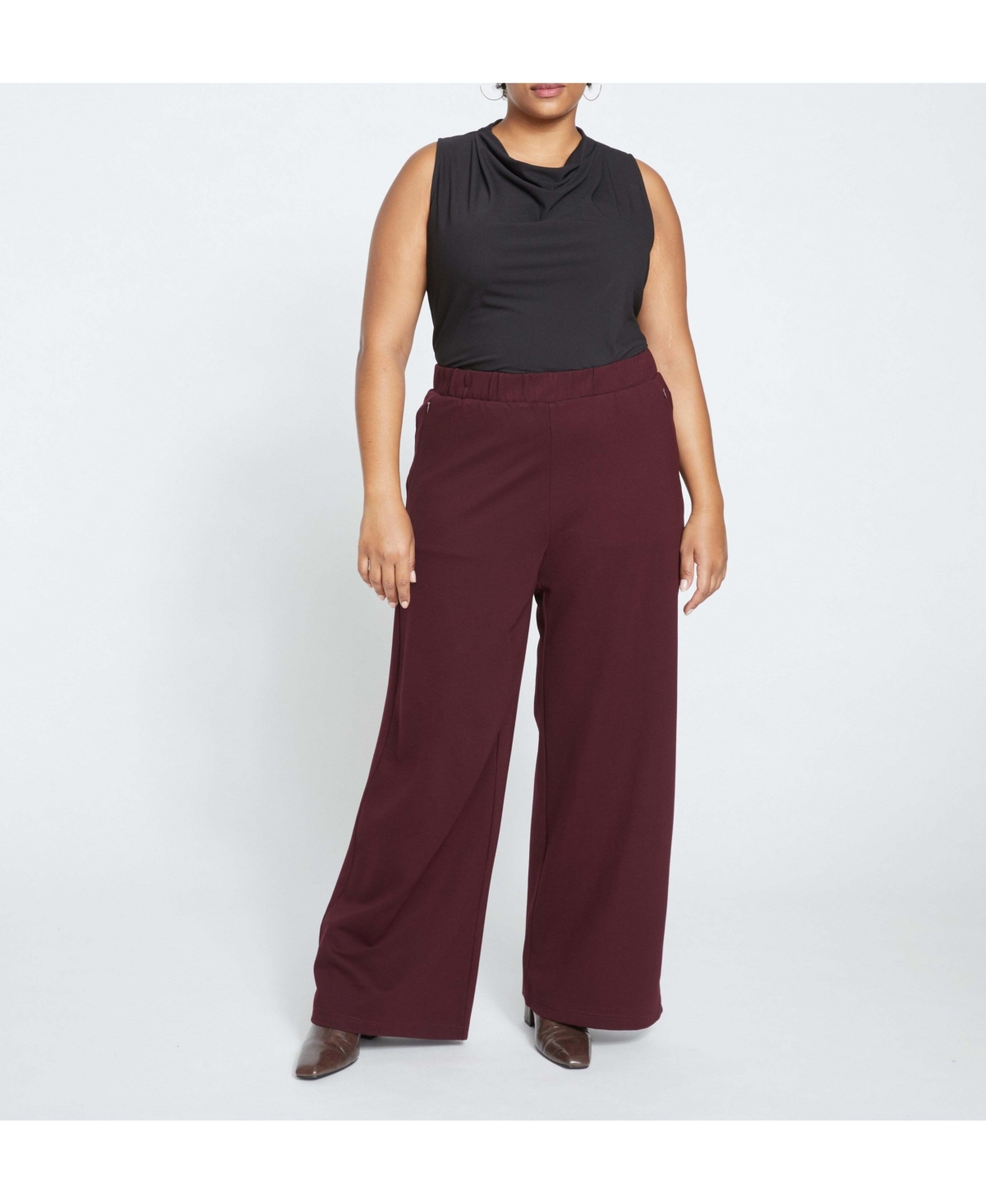 Click here for Universal Standard Plus Size Stephanie Wide Leg Po... prices