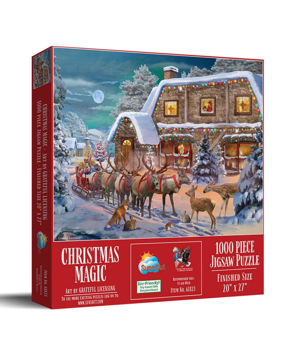 Click here for SunsOut Christmas Magic 1000 piece Jigsaw Puzzle f... prices