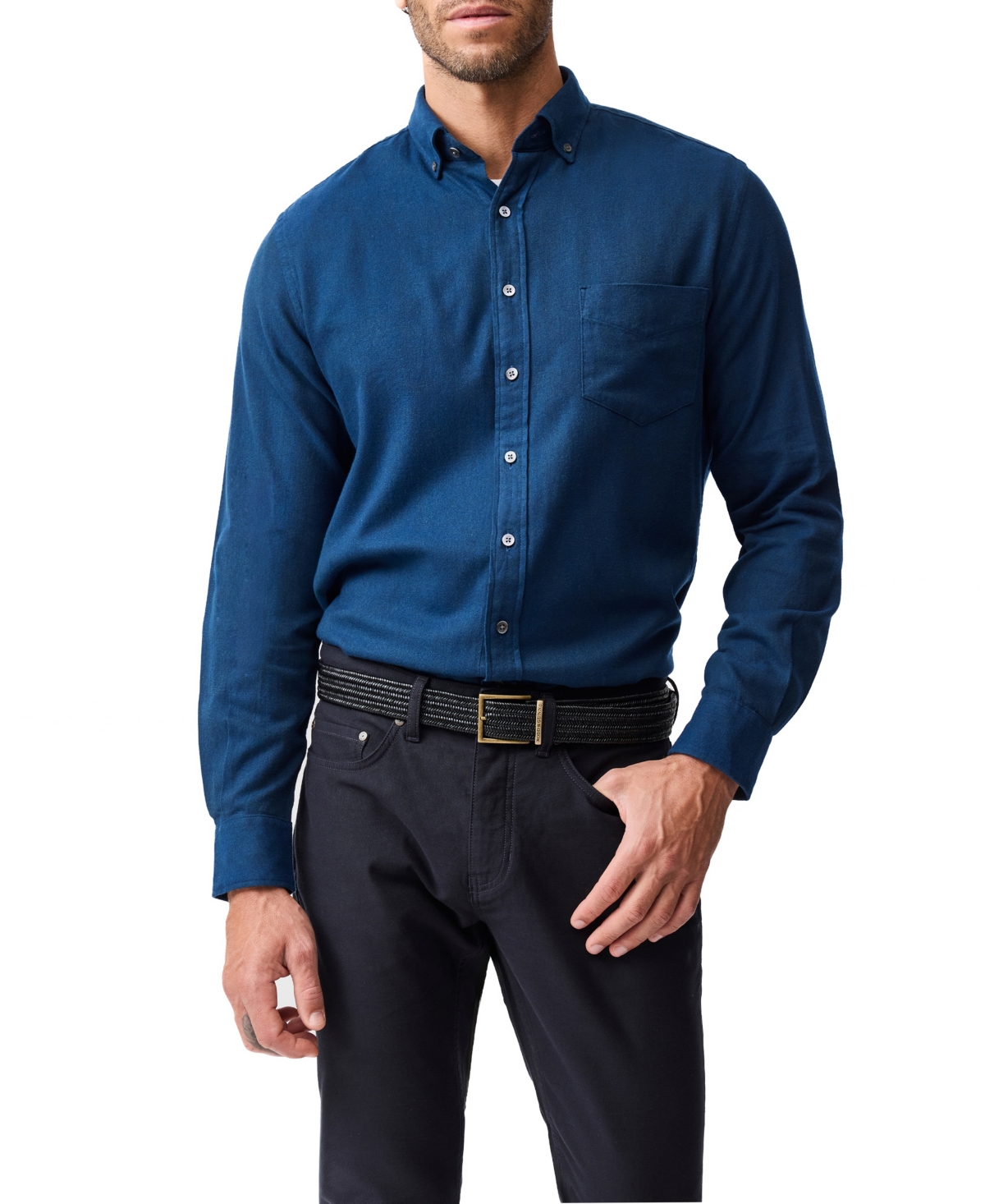 Click here for Rodd Gunn Mens Barrhill Long Sleeve Slim Fit Shirt... prices
