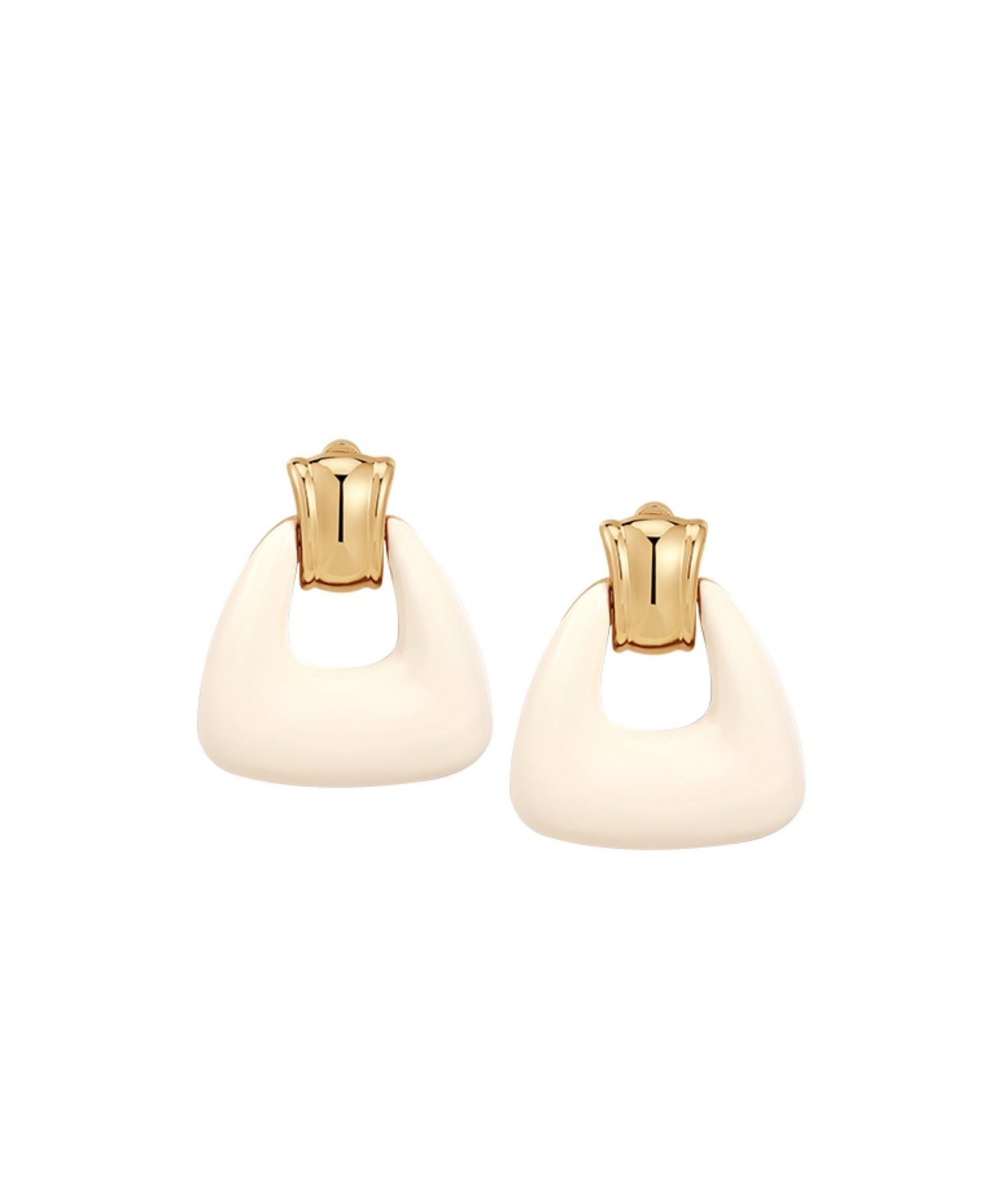 Click here for Retro Chic Ostuni Earrings - White  gold prices