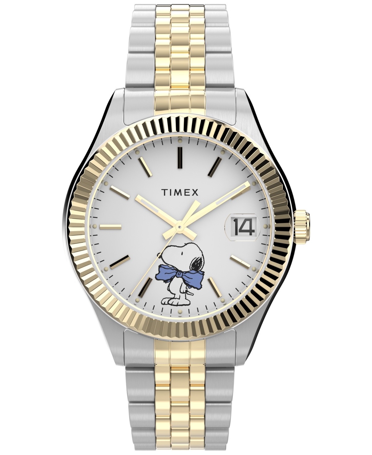 Click here for Timex Womens Quartz Analog Two-Tone Stainless Stee... prices