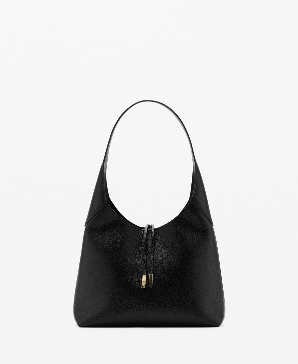 Click here for Mango Womens Metal Detail Shoulder Bag - Black prices
