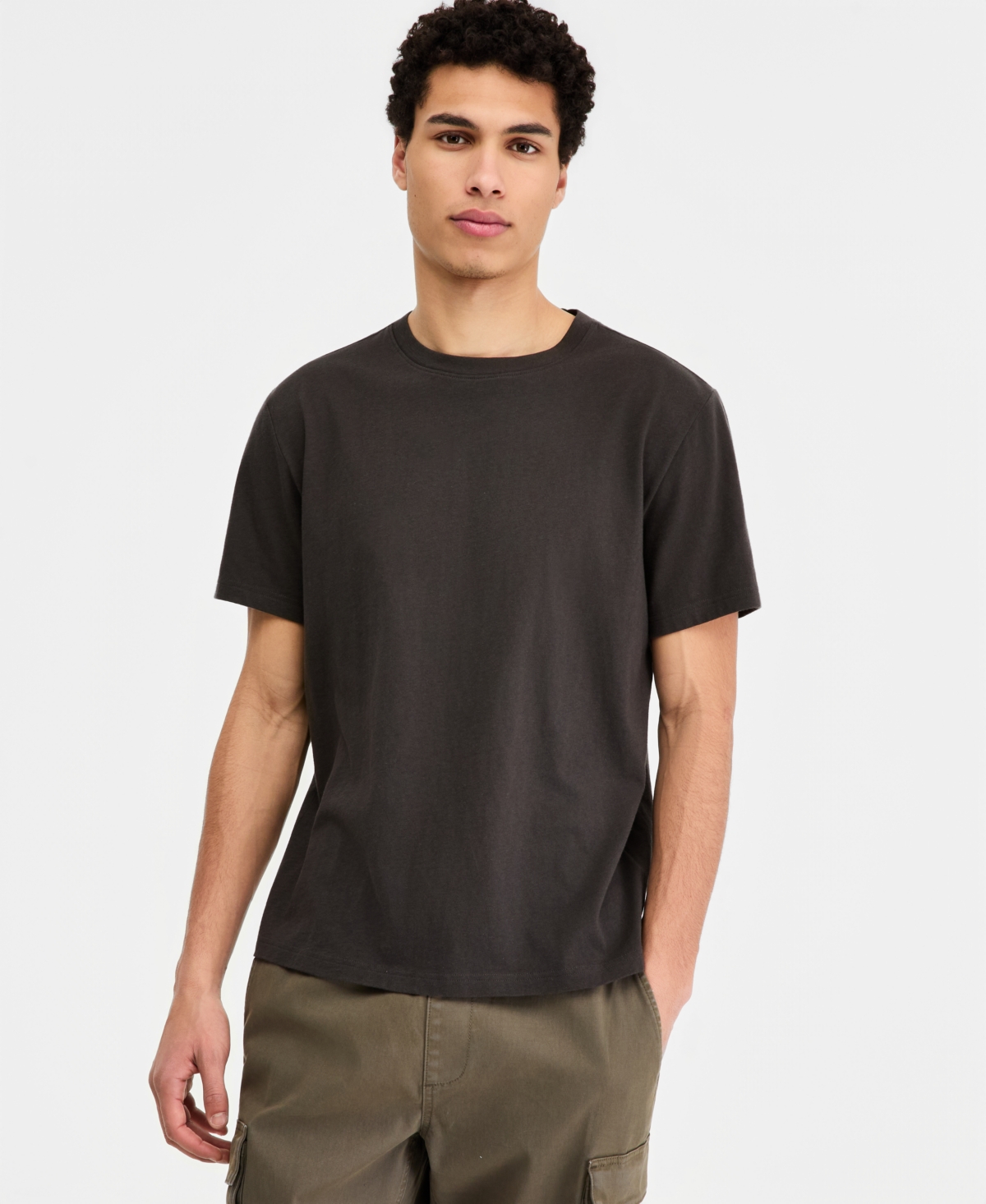 Click here for Sun + Stone Mens Cotton Lived In Short Sleeve T-Sh... prices