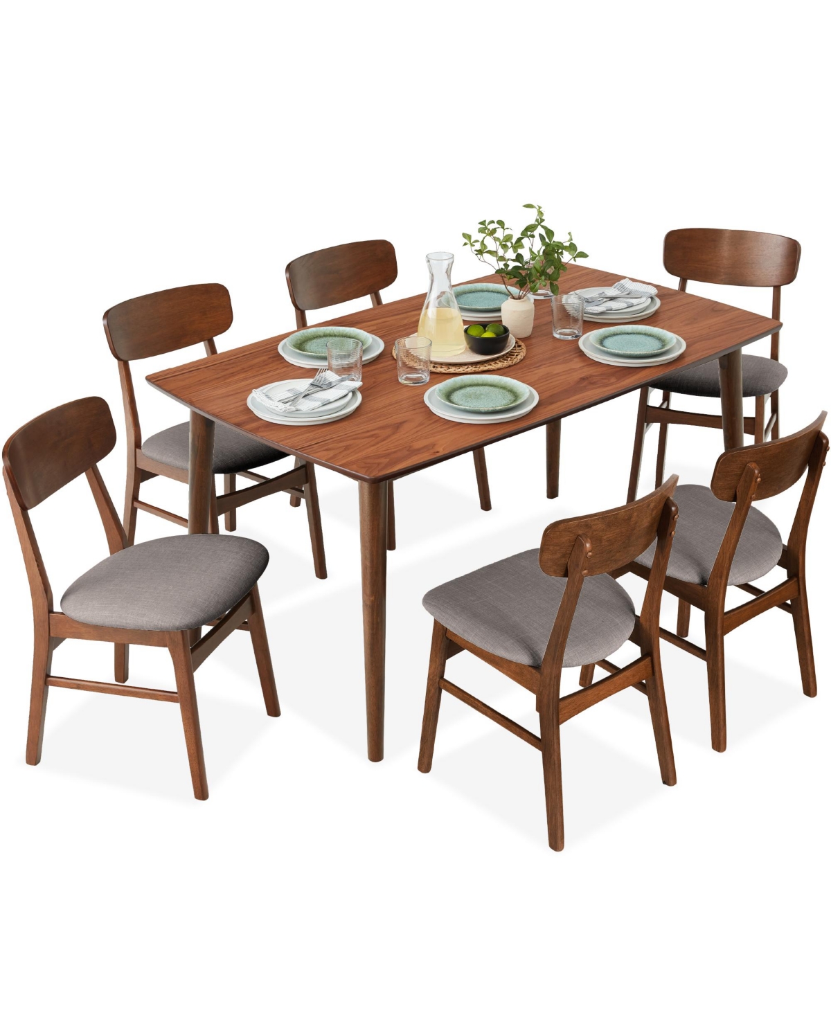 Click here for Best Choice Products 7-Piece Mid-Century Modern Up... prices