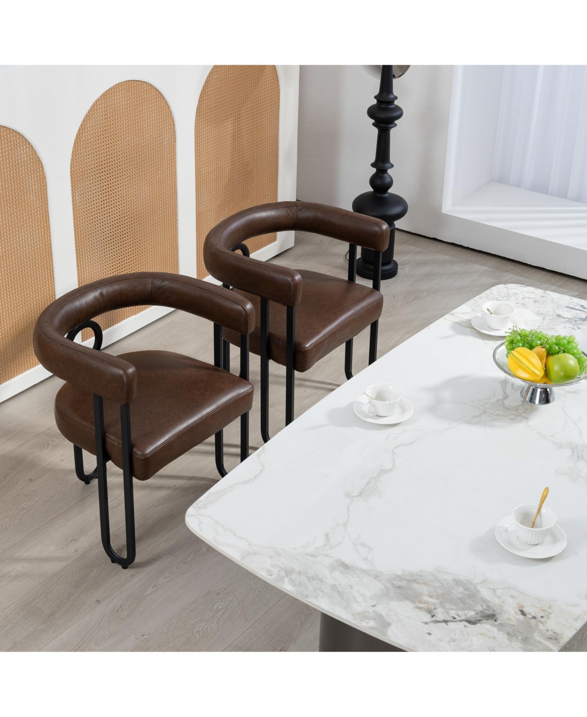 Click here for Streamdale Pu Upholstered Accent/Dining Chairs  Se... prices