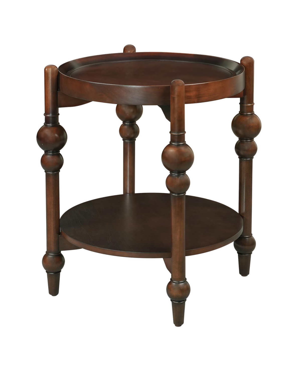 Click here for Streamdale Classic Solid Wood Round Side Table wit... prices