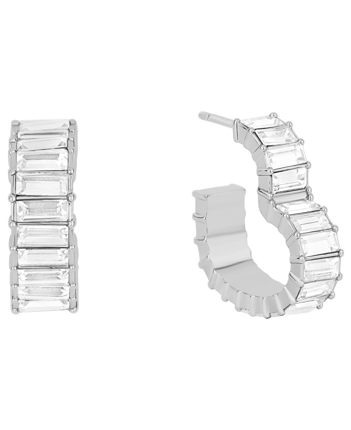 Click here for And Now This Crystal Silver Plated Brass Heart Hoo... prices