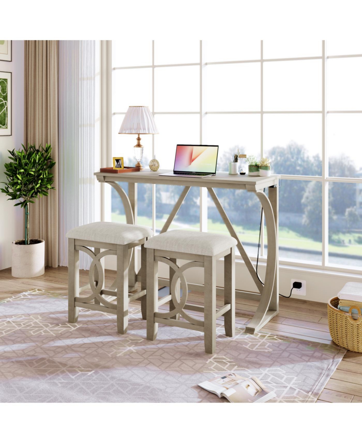 Click here for Streamdale Furniture Rubber Wood  Mdf Farmhouse Co... prices