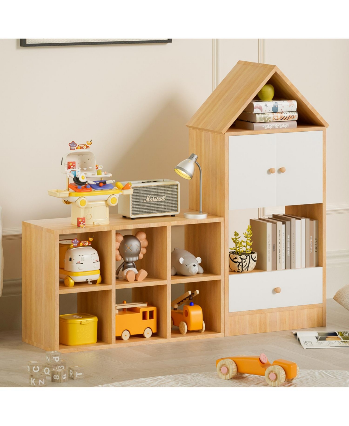 Click here for Streamdale Kids House Bookshelf Multi-Functional S... prices