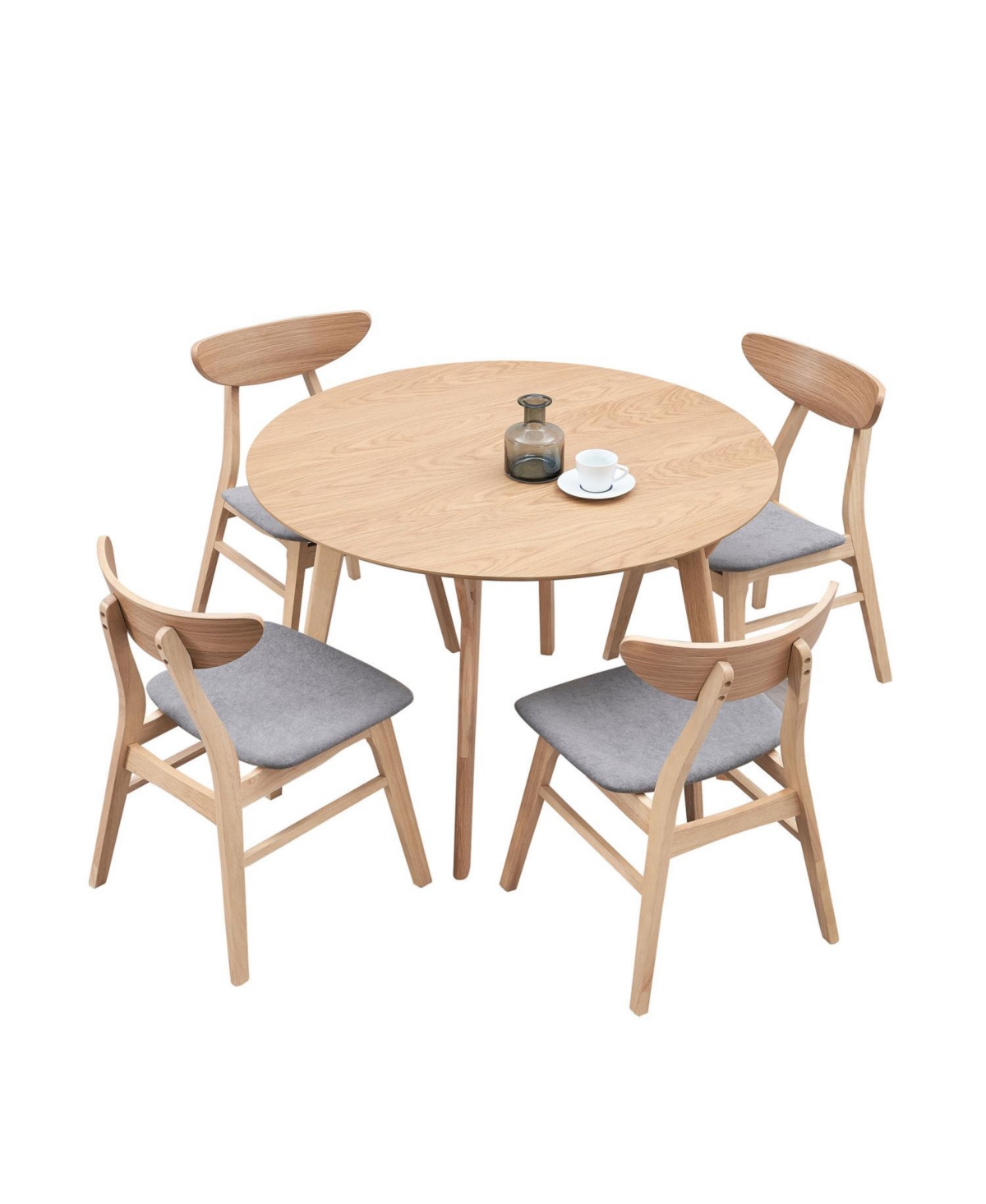 Click here for Streamdale Furniture Modern Round Dining Table Set... prices