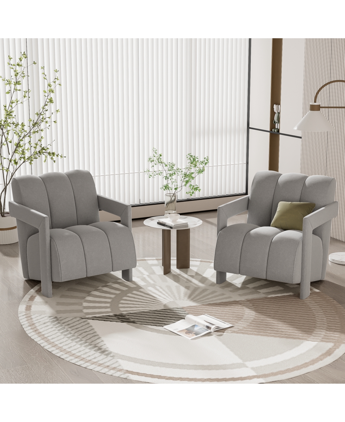 Click here for Streamdale Furniture Modern Armchair Set of 2  L-A... prices