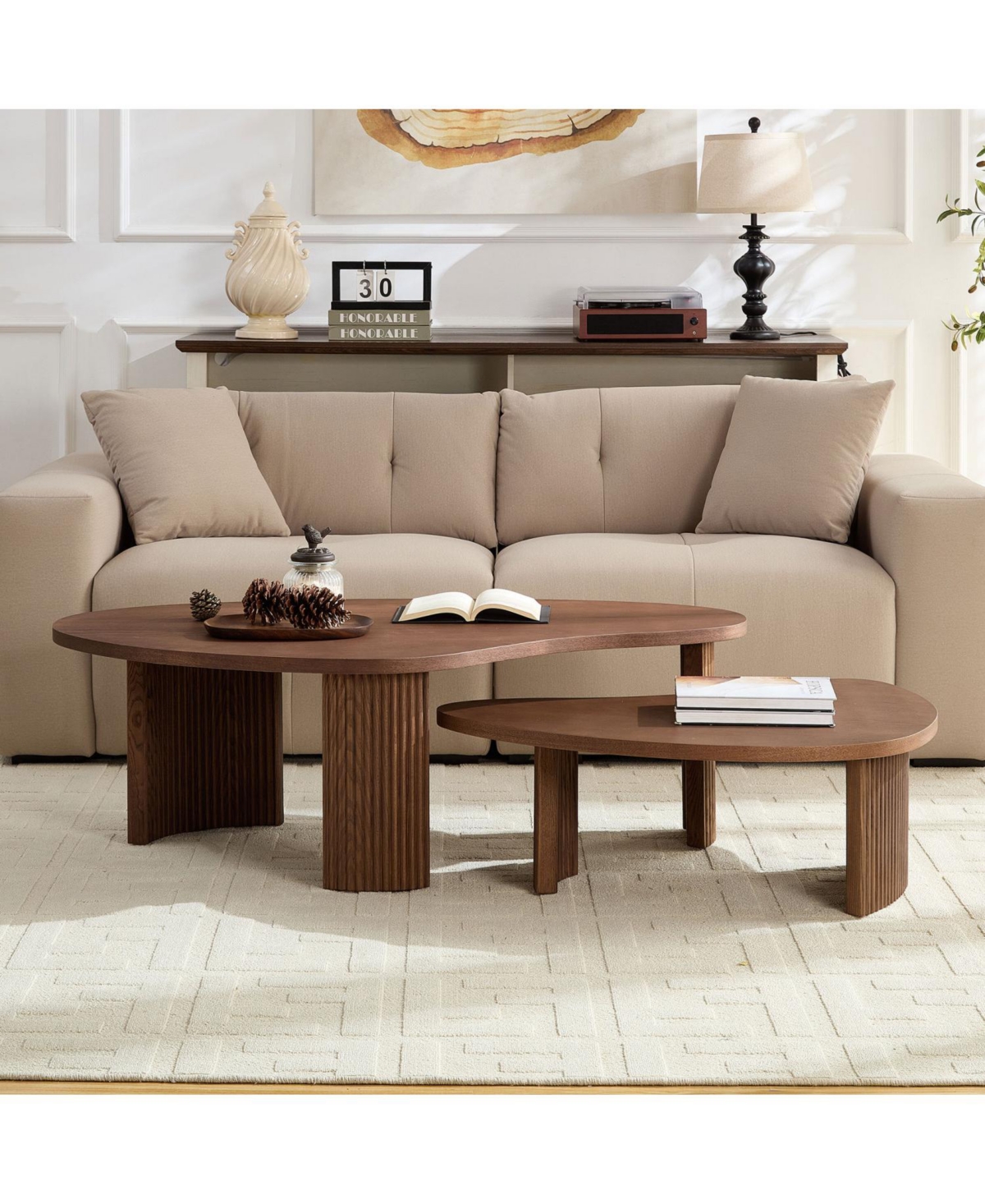 Click here for Streamdale Furniture Modern Irregular Coffee Table... prices