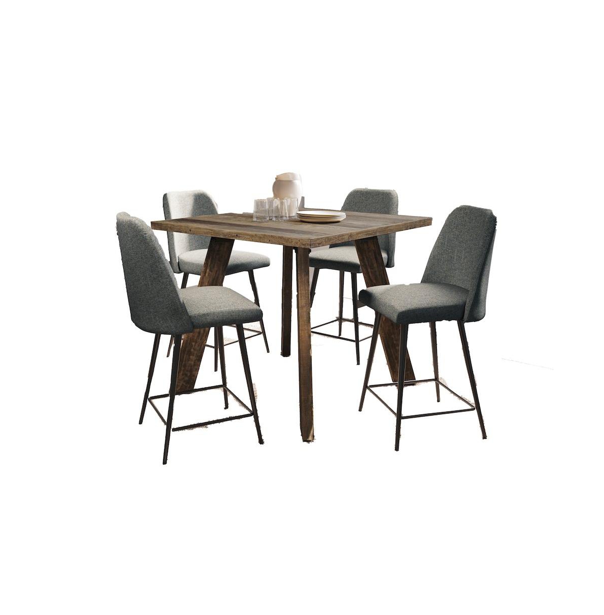 Click here for Jofran 42 Square Five Piece Solid Wood Counter Hei... prices