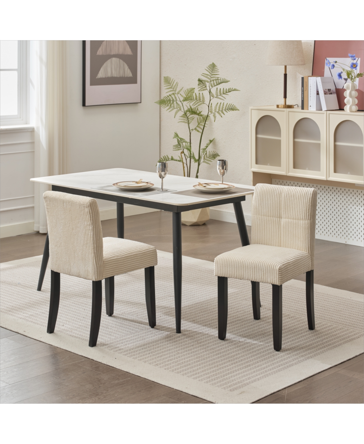 Click here for Streamdale Furniture Streamdale Vertical Stripe Di... prices