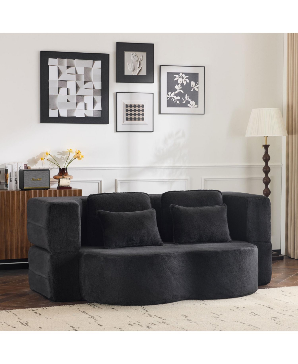 Click here for Streamdale Furniture Queen Chenille Futon Sofa Bed... prices